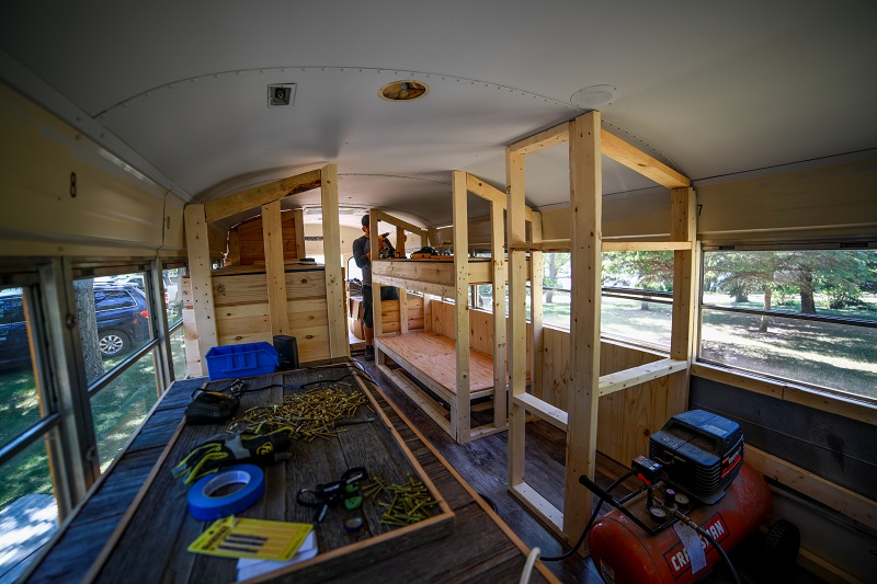 School Bus Gets Turned Into Incredible Mobile Hunting Camp - Legendary ...