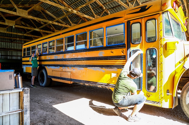 School Bus Gets Turned Into Incredible Mobile Hunting Camp - Legendary ...
